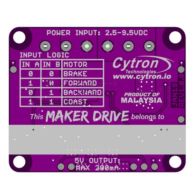 Maker Drive: Simplifying H-Bridge Motor Driver for Beginner Maker Drive: Simplifying H-Bridge Motor Driver for Beginner